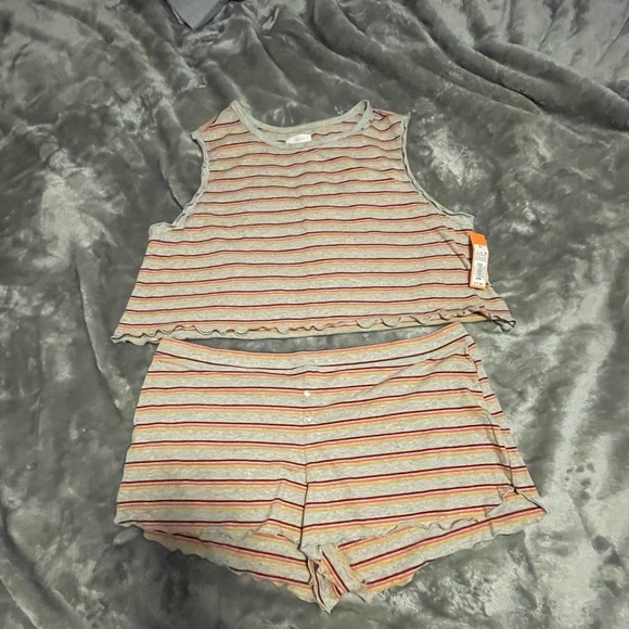 Colsie | Intimates & Sleepwear | Colsie Lettuce Trim Cropped Tank Top ...